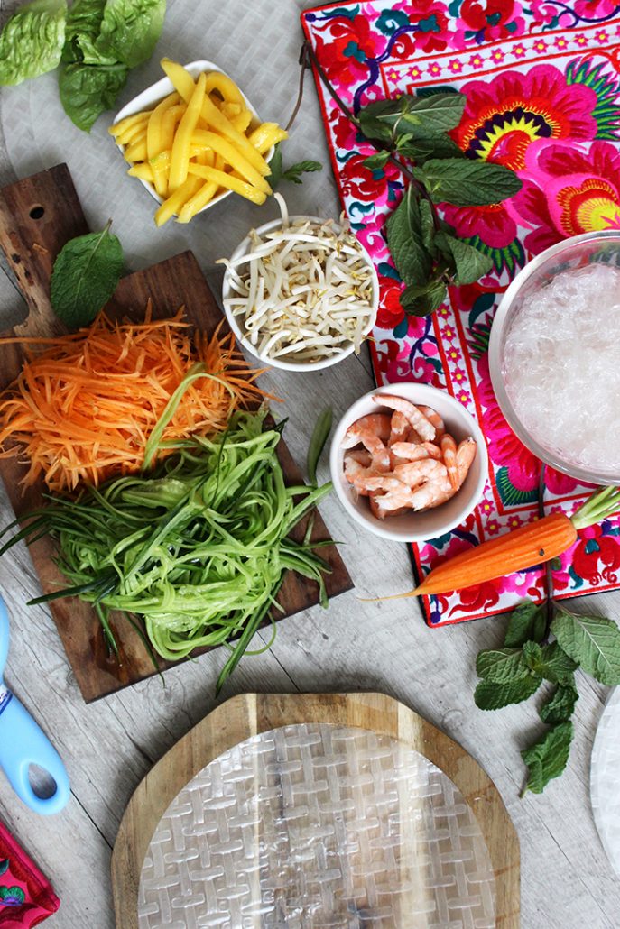 Recette de spring rolls - Bonjour Darling